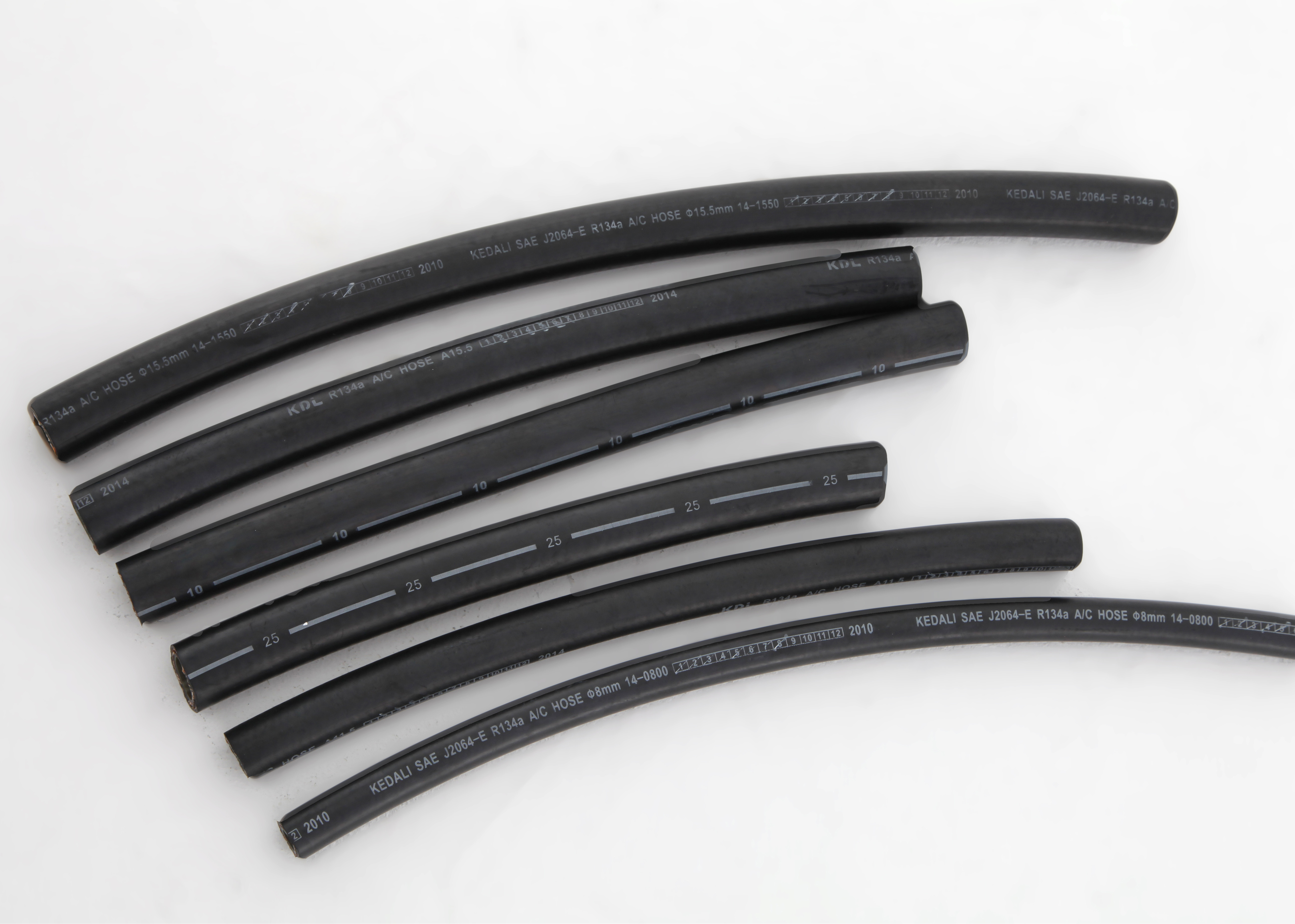 EPDM Inner And Cover PET Braided Automotive Air Conditioning Hoses
