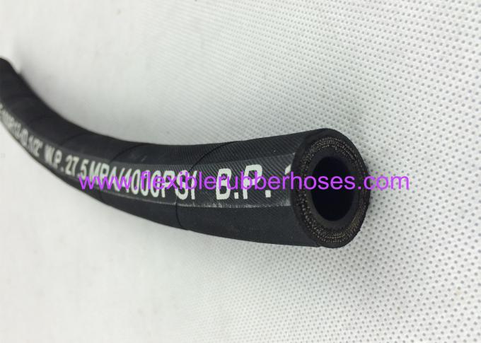 Steel Wire Spiral SAE 100R 12 / 4 Wire Hydraulic Hose ID 3 / 8" ~ 2"