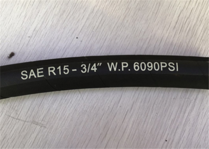 SAE 100 R15 High Pressure Hose , Four or Six High Tensile Wire flexible ...