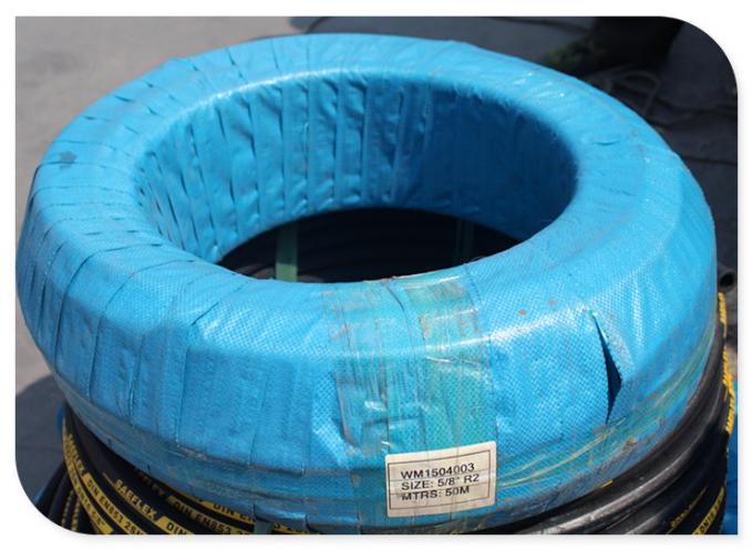 1/2 in SAE 100R2AT High Pressure Hydraulic Hose Assembly NPT Male Pipe ...