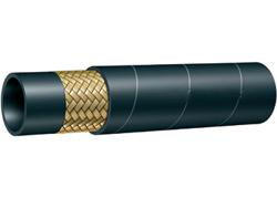 Single Textile Braid Reinforced Hydraulic Rubber Hose J517 SAE 100R6 Black