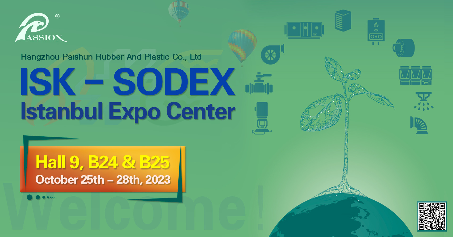Welcome to visit us at ISK-SODEX Istanbul Expo Center