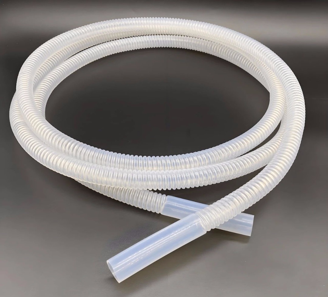 Convoluted PTFE Hose for Electronic liquid Cooling System