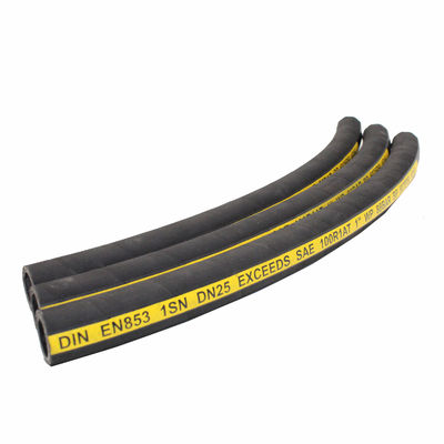 DIN EN 853 1SN High Pressure Hydraulic Hose DN 10 3/8" WP 180 BAR 2615 PSI