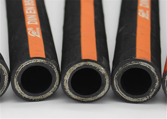 420 bar Cloth Surface 4 Wire Hydraulic Hose ID 3/8 - 2" SAE 100 R15