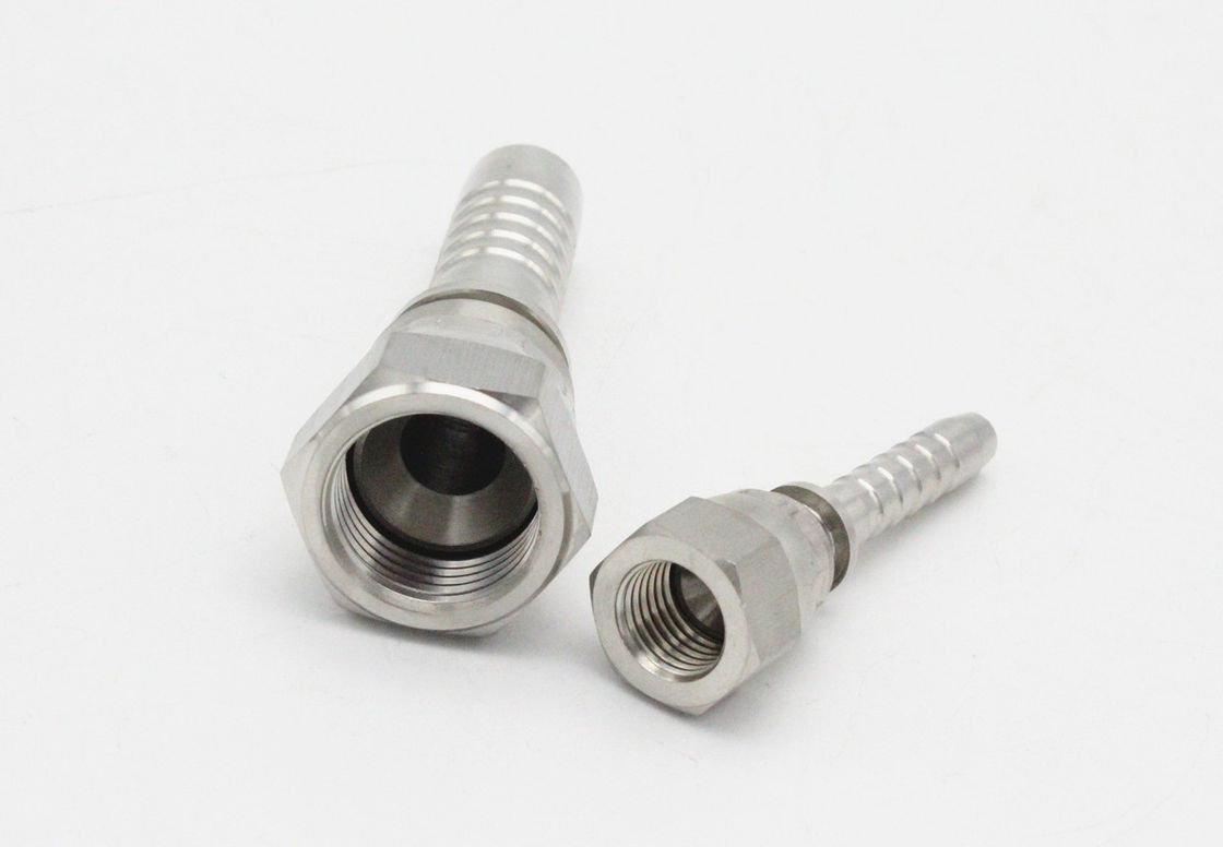 JIC Female Thread Hydraulic Hose End Fittings With High Wear Resistance