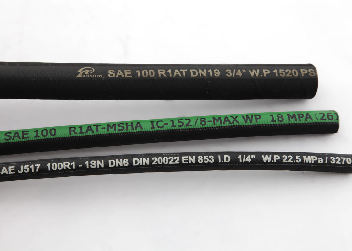 I D 3 4 High Pressure Hydraulic Hose 1530 PSI SAE 100 R1 AT EN I D 3 4 High Pressure Hydraulic Hose 1530 PSI SAE 100 R1 AT EN