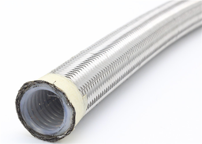 CLWB DN19 PTFE Convoluted Hose with 304 Stainless Steel Over Braided