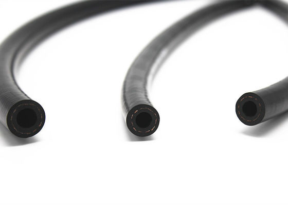 SAE 30R7 Fiber Braided Rubber Fuel Hose , High Temperature Fuel Line ...